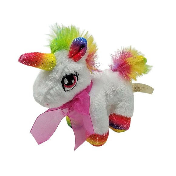 Dan Dee | Toys | Dan Dee Unicorn 8 Plush Stuffed Animal White Rainbow ...